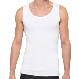 Holeproof Cotton Rib Singlet M1975 White Mens Underwear
